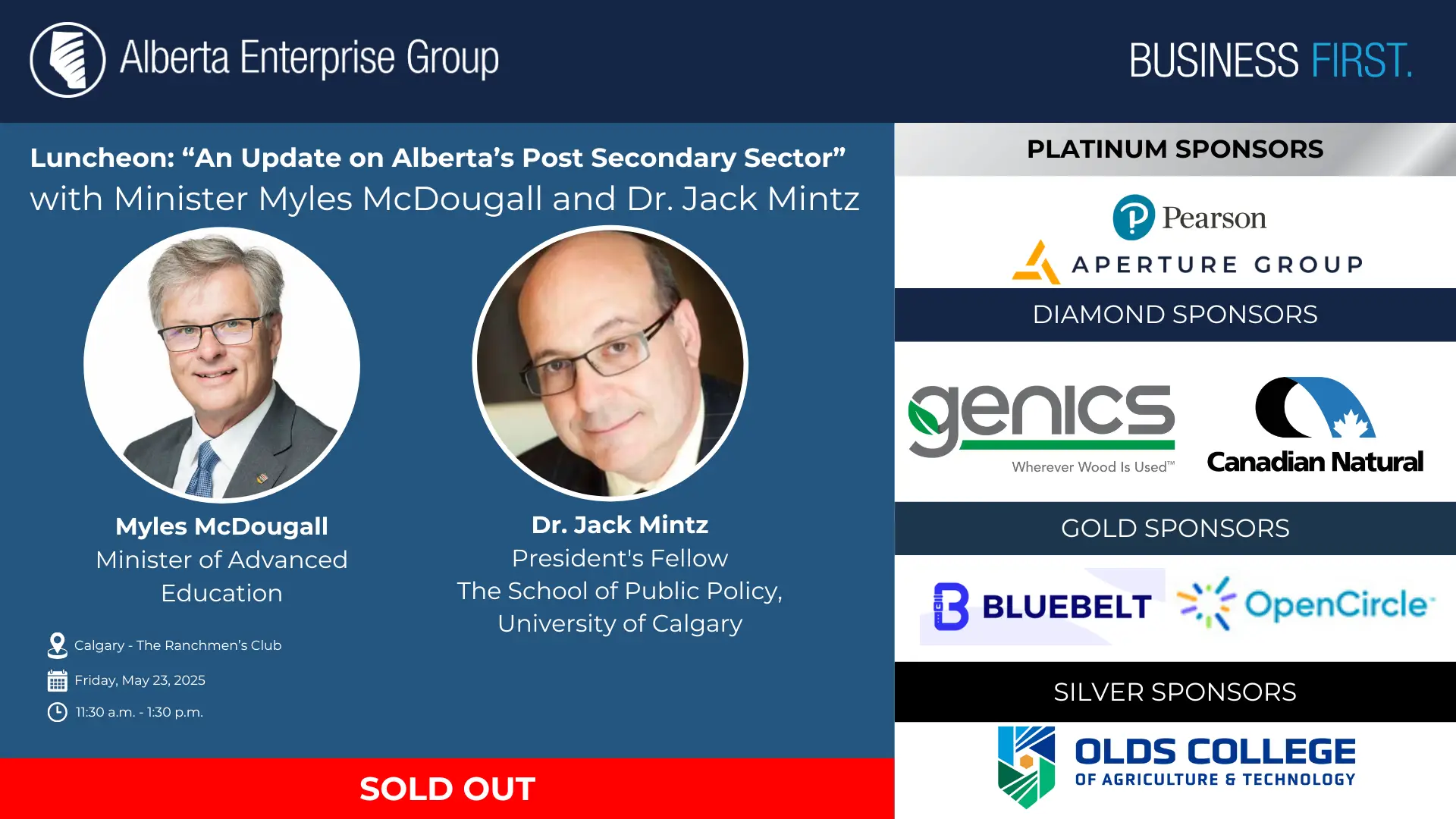An Update on Alberta's Post Secondary Sector with Minister Myles ...