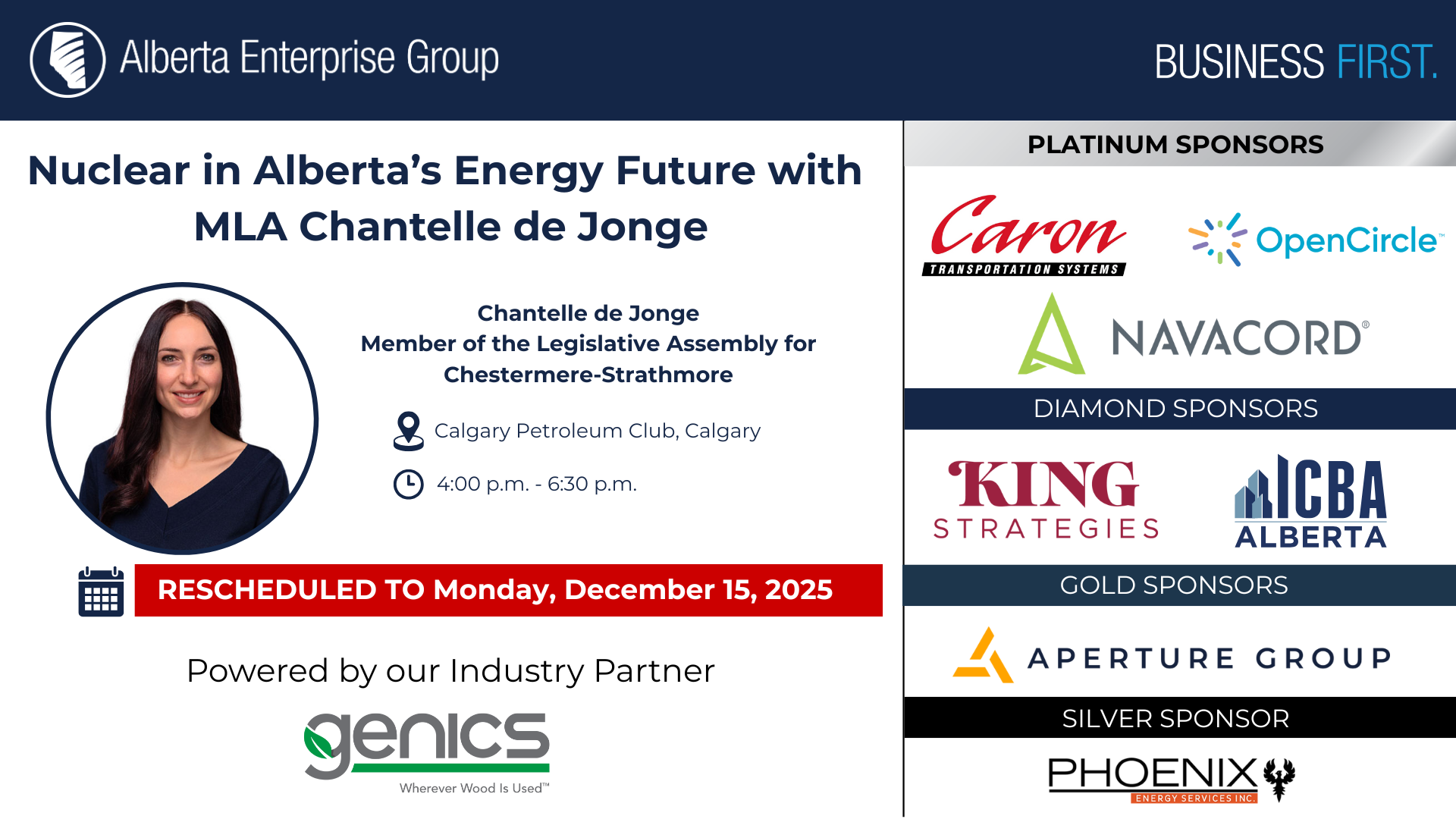 Nuclear in Alberta’s Energy Future with MLA Chantelle de Jonge ...